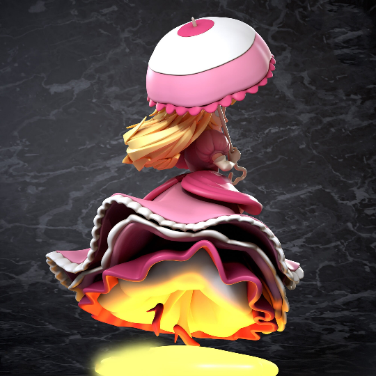 Princess Peach 3d Print Stl File Stlmasterpieces