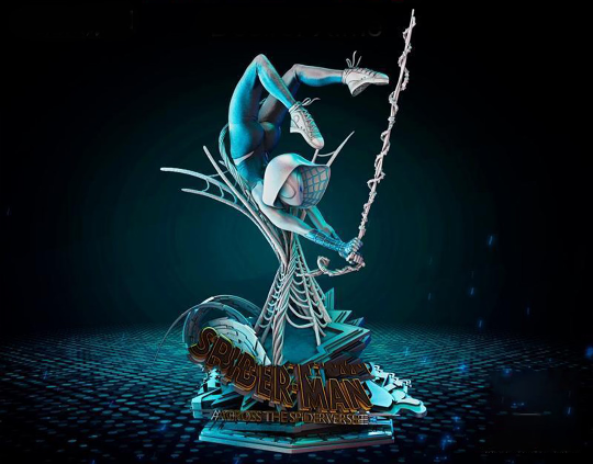 Spider Gwen Sculpture and Bust 3D Print - STL file – STLMasterpieces