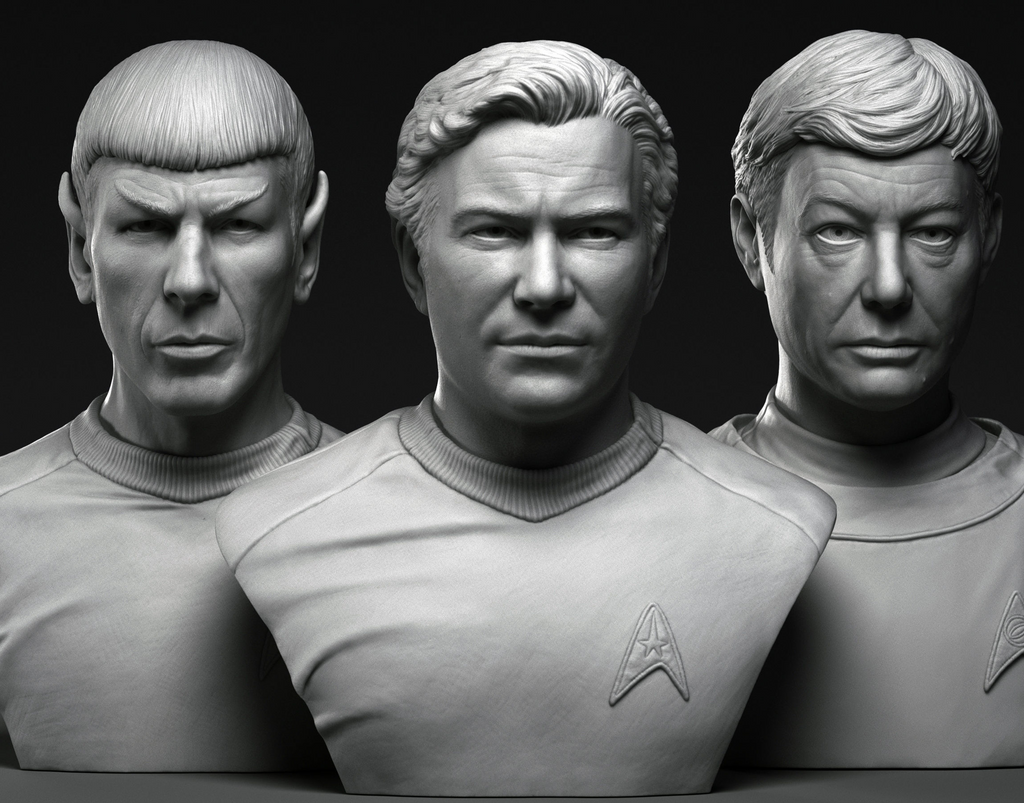 Star Trek Busts 3D Print - STL file – STLMasterpieces