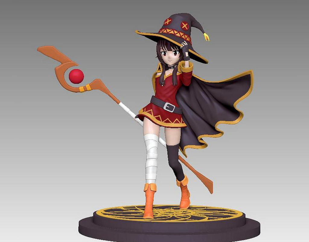 Megumin 3D Print - STL file – STLMasterpieces