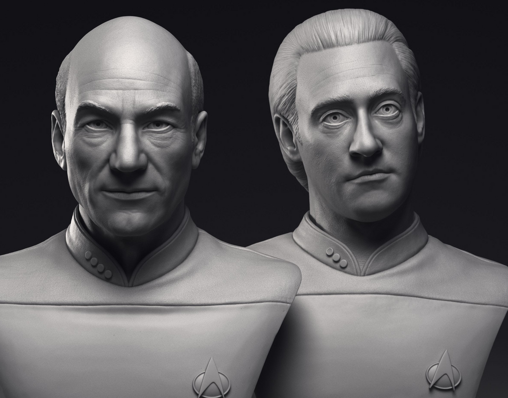 Star Trek TNG Busts 3D Print - STL file – STLMasterpieces