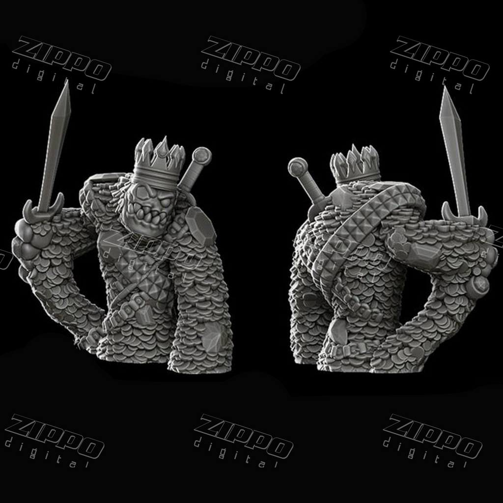 Treasure Golem 3D Print - STL file – STLMasterpieces