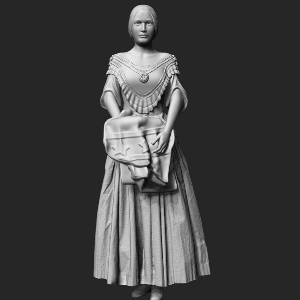 Varina Howell Davis 3D Print - STL file – STLMasterpieces