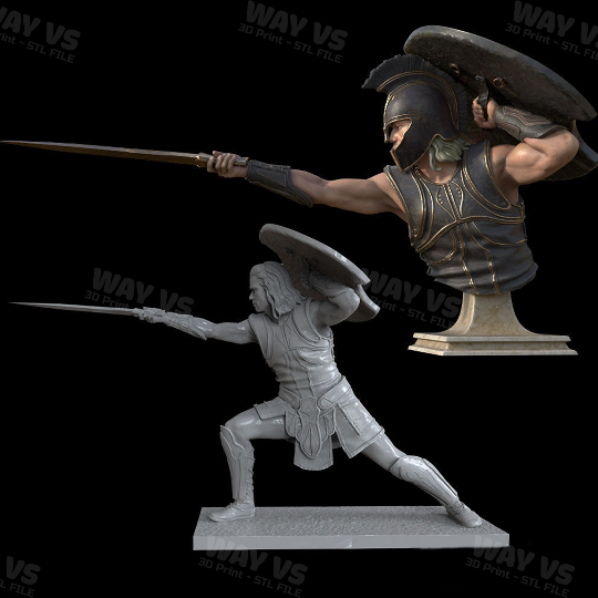 Achil 3D Prints STL File – STLMasterpieces