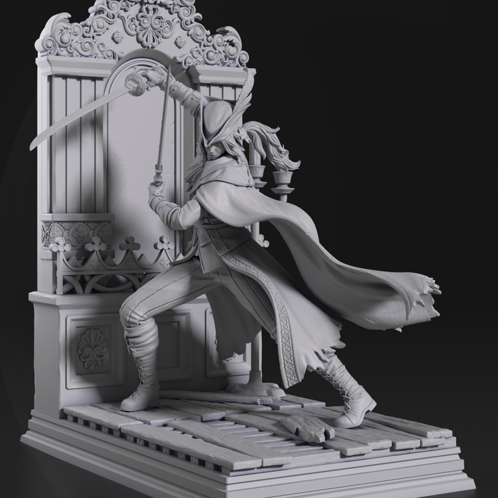 Lady Maria 3D Print - STL file – STLMasterpieces