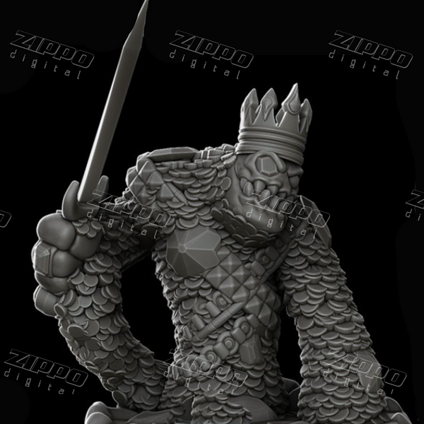 Treasure Golem 3D Print - STL file – STLMasterpieces