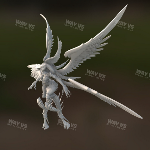 Garuda Final Fantasy XIV 3D Prints STL File – STLMasterpieces