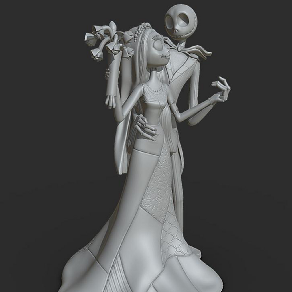 Jack And Sally 3D Print - STL file – STLMasterpieces