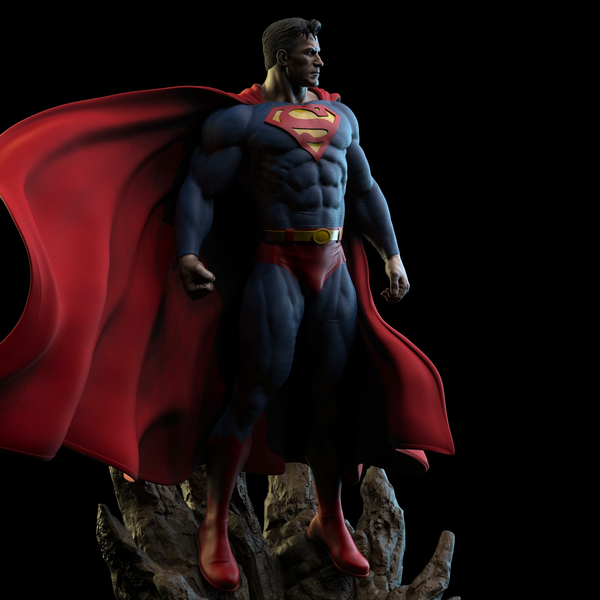 Superman Statue 3D Print - STL file – STLMasterpieces