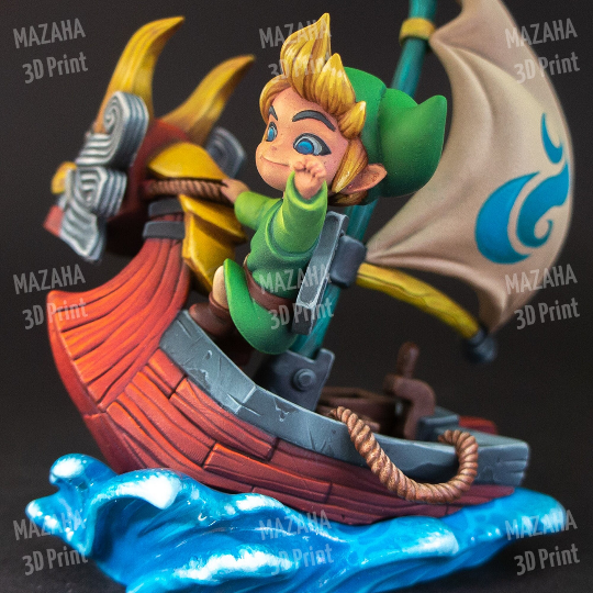 Chibi Wind Waker Link 3D Prints STL File – STLMasterpieces