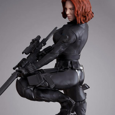 Black Widow Ver2 3D Print - STL file – STLMasterpieces
