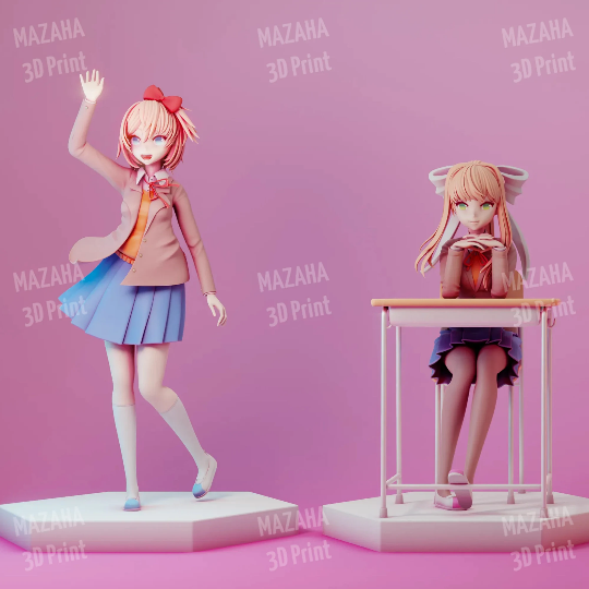 Doki Doki 3D Prints STL Fil – STLMasterpieces