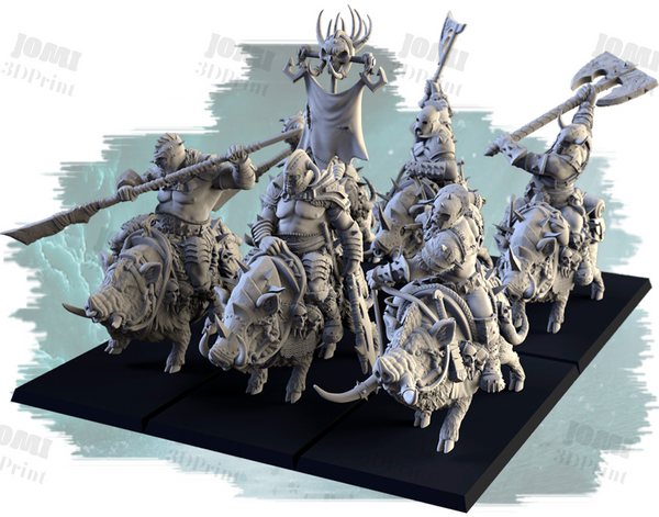 Tusker Cavalry 3D Prints STL File – STLMasterpieces