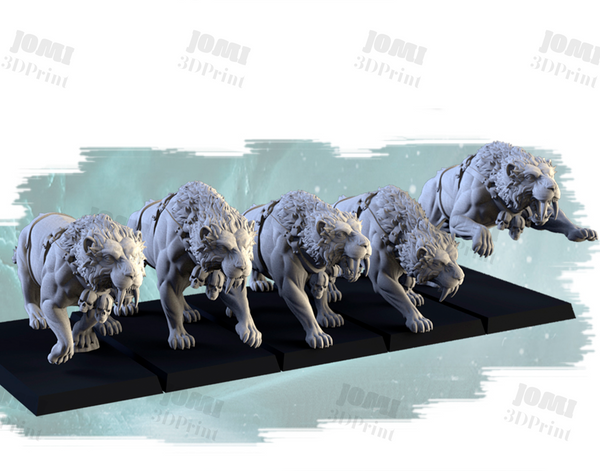 Sabertooth 3D Prints STL File – STLMasterpieces